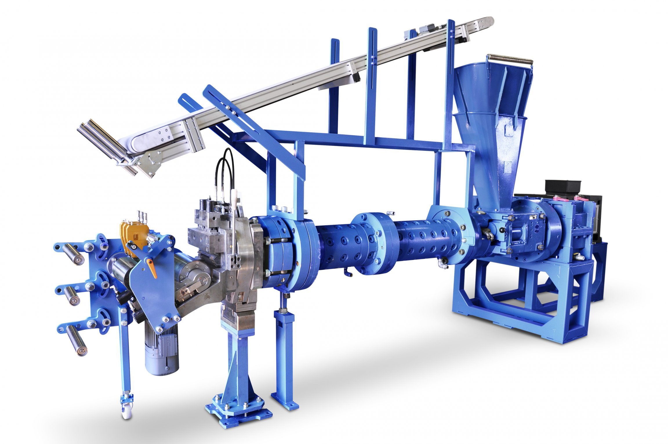 Extruder zur Verarbeitung von Gummimischungen und EPDM